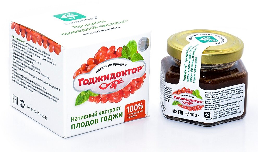 Годжидоктор Сашера-мед, для иммунитета, для всех возрастов, 100г