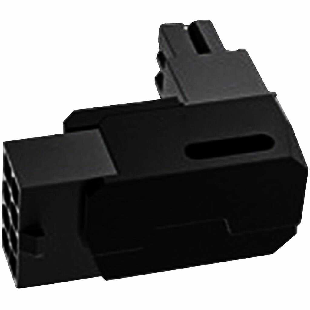Рулевая головка адаптера видеокарты 8PIN для видеокарты-черный-90 градусов черного цвета