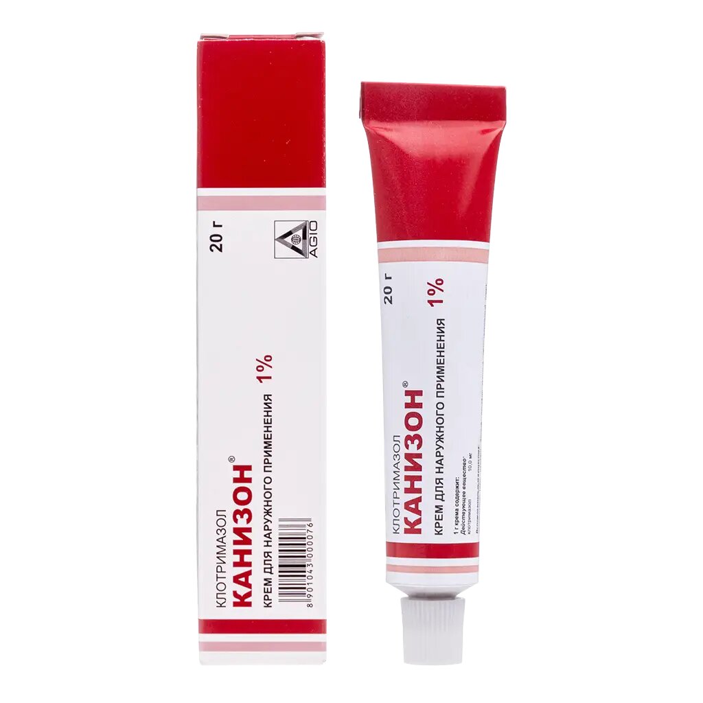 Канизон крем для наружного применения 1 % 20 г 1 шт