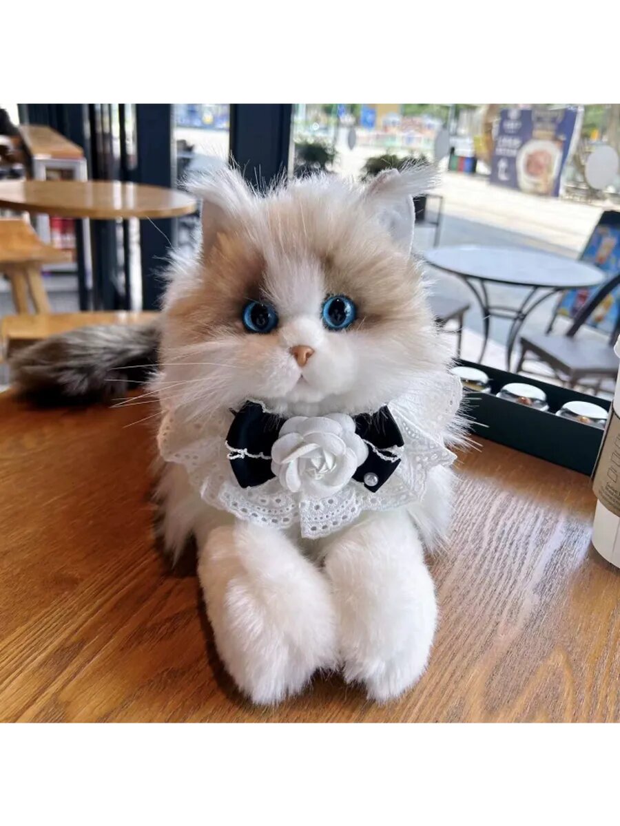 Рэгдолл-кукла с розовым шарфом, 50см