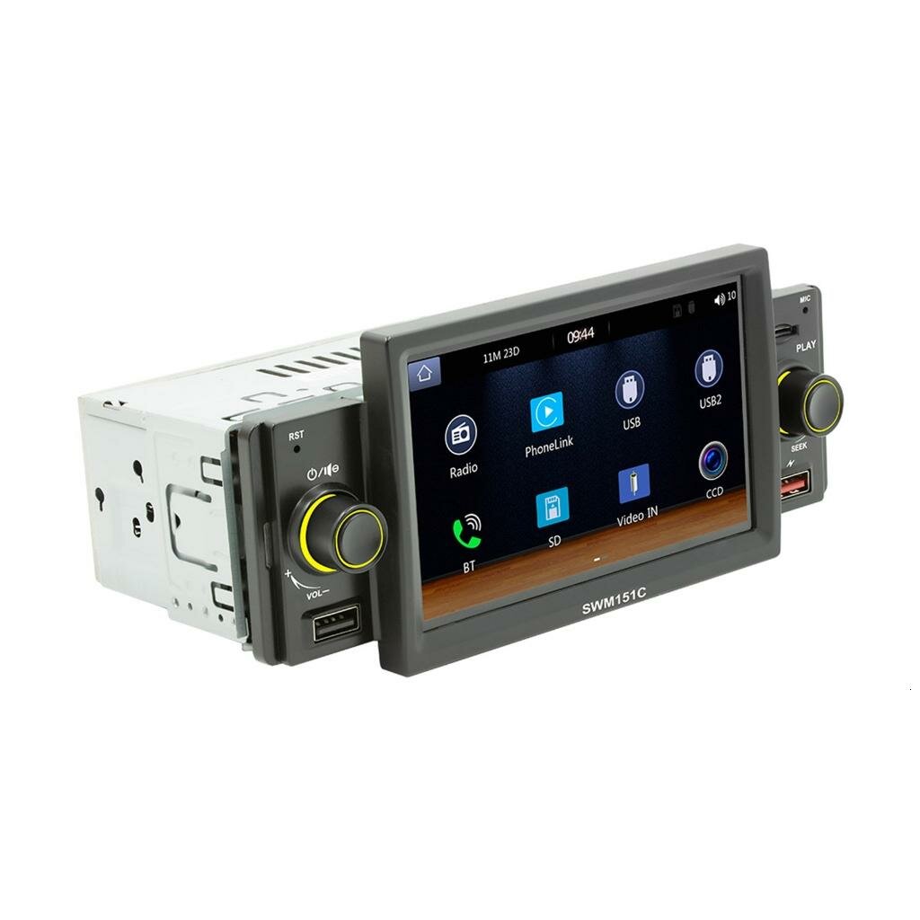 Car MP5 Player 5 Single 1din Bluetooth-совместимый стерео радио USB Aux Camera