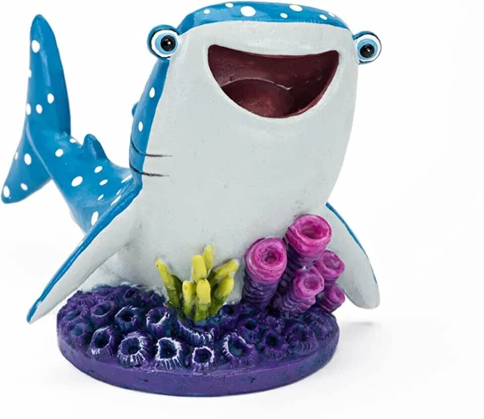 Грот Penn-Plax "Китовая акула", декор для аквариума, 4.7 см x 5 см x 6 см