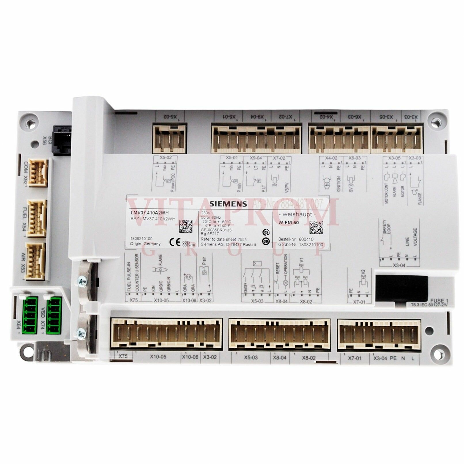 Менеджер горения Weishaupt We600410 W-FM 50 230 В SIEMENS LMV37.410A2WH