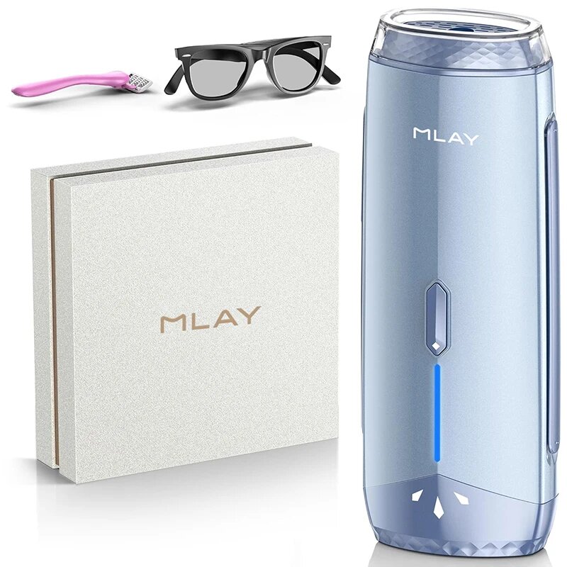 MLAY IPL T18 Лазерный эпилятор для женщин Домашнее использование на теле Устройства для лазерной эпиляции Оригинальный MLAY T18 Unlimited Flash Ice Безболезненный