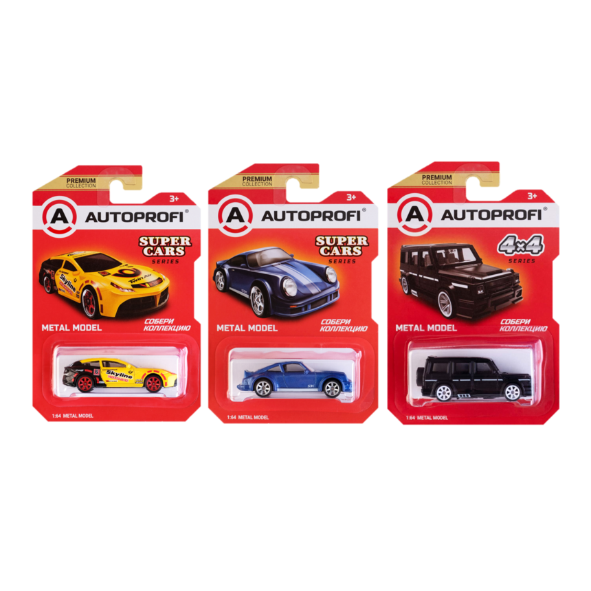 Машинка AUTOPROFI коллекционная 1:64 в ассортименте CAR-164 ASSORT 1 штука