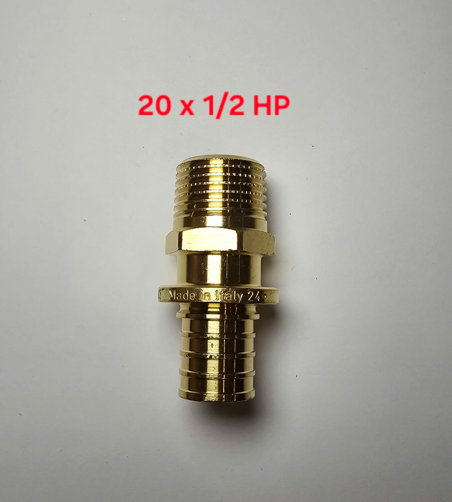Муфта переходник STOUT SFA-0001-002012 20x1/2" аксиальное - резьба 1 шт.