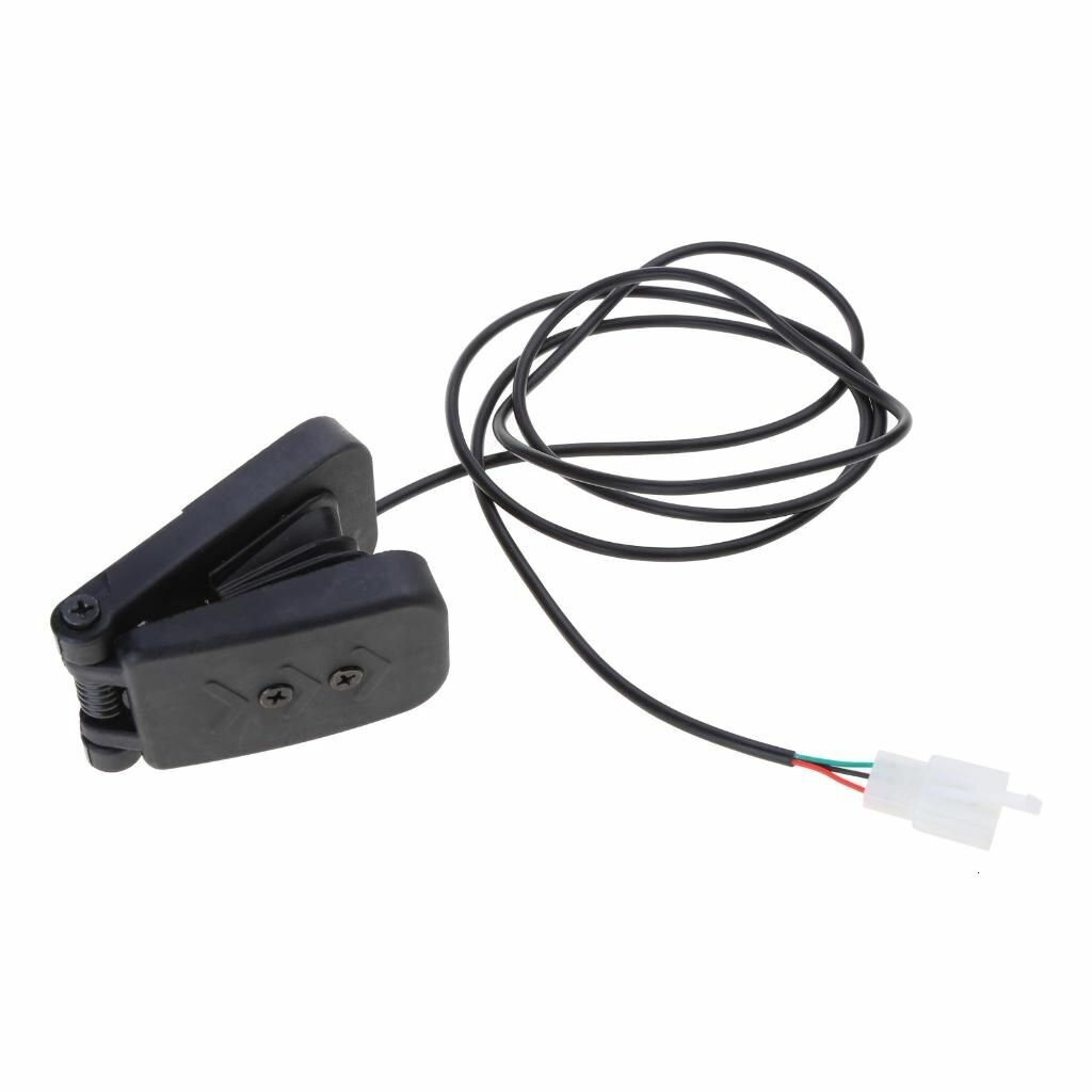 Универсальная черная пластиковая педаль газа для квадроцикла, Черный