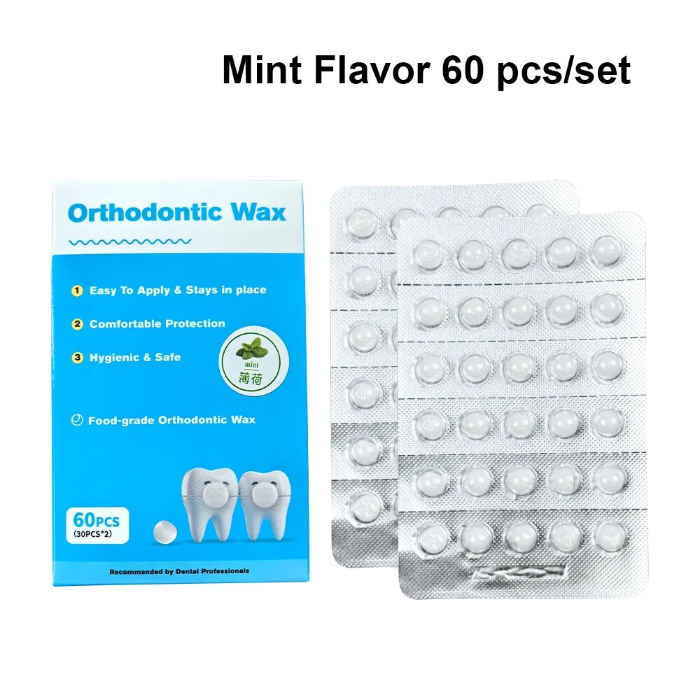 YOUYA DENTAL ортодонтический воск для брекетов 60 шт. mint flavor