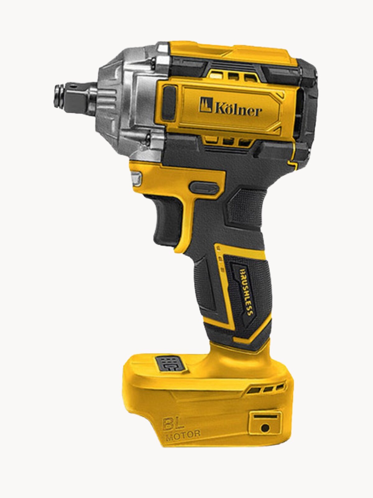 Гайковерт аккумуляторный KOLNER "KWI 18-280BLV", 18В, 300Нм, ударный, лампа точечной подсветки