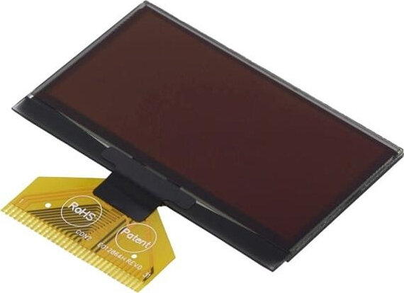 Дисплей RAYSTAR REX012864HGPP3N00000 OLED, графический, 128x64, Размер окна 55,01x27,49мм, 1 шт