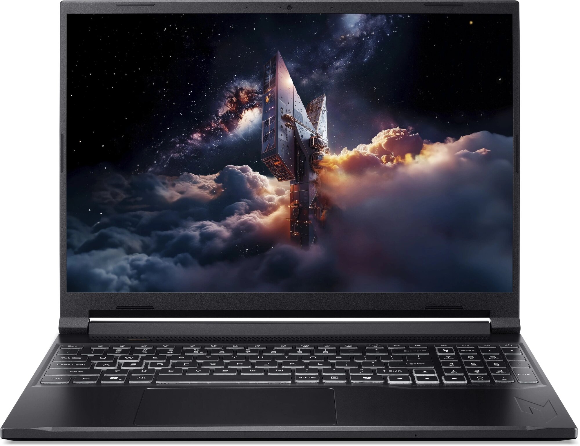 Ноутбук Acer Nitro V 16S ANV16S-71-55X8 Core 5 210H 16Gb SSD512Gb NVIDIA GeForce RTX5050 8Gb 16" IPS WUXGA (1920x1200) без ОС black WiFi BT Cam (NH. U27CD.001)