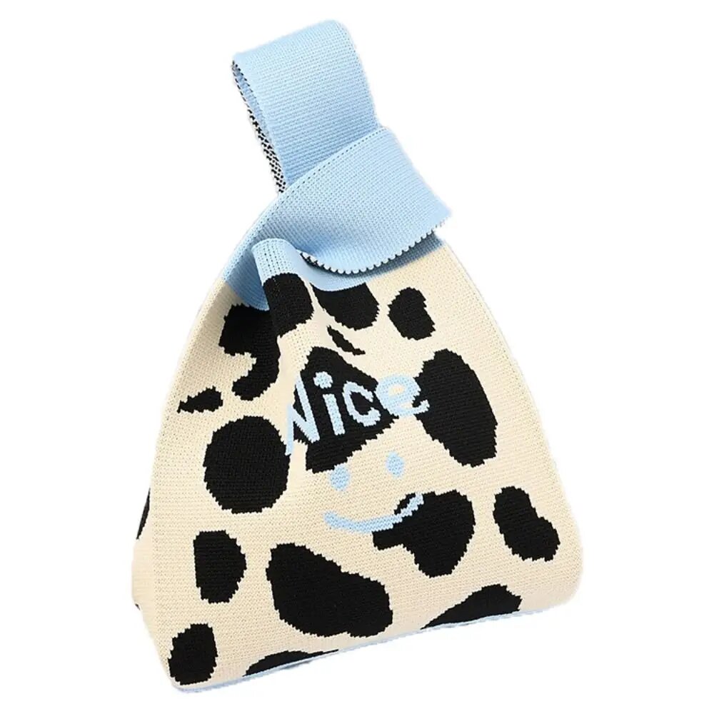 Мини-сумка на плечо, женская сумка с узлом, ручная вязаная сумка, сумка-то-сумка