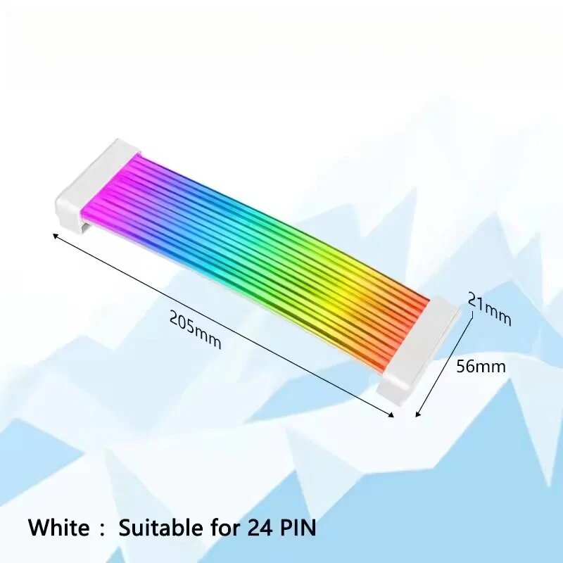 ONEVAN ARGB кабель-удлинитель для материнской платы White 12pin