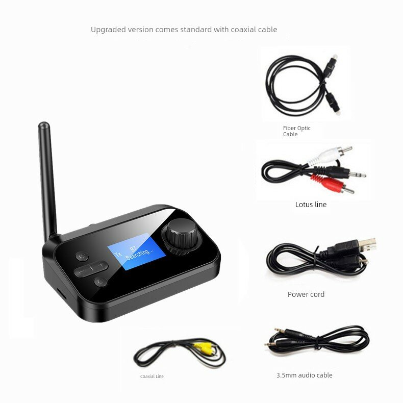 Bluetooth 5.1 приемник-передатчик обновленная версия с коаксиальным кабелем для старых колонок телевизора SPDIF