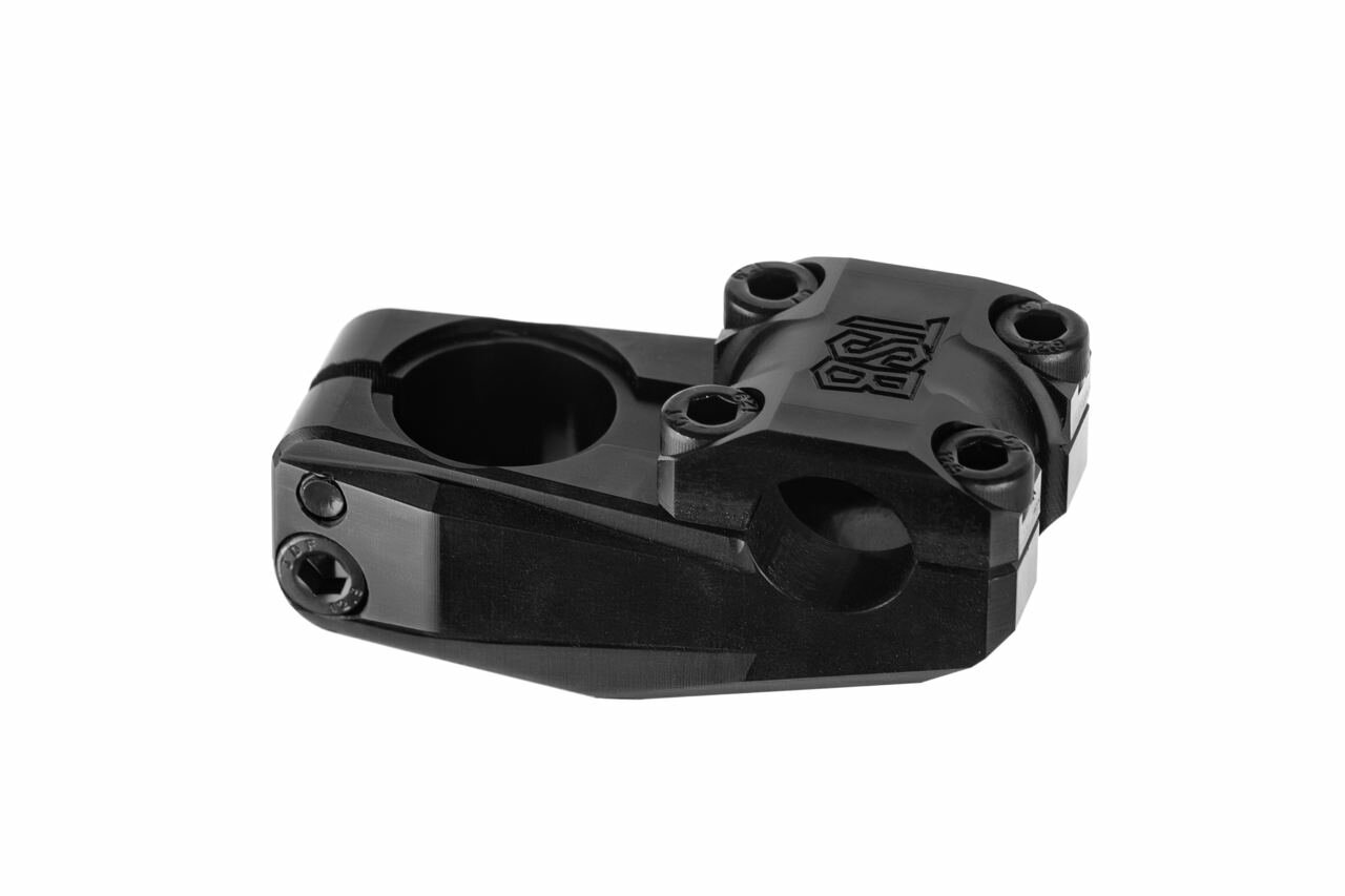 Вынос BMX Charge long, top load 50мм, руль 22,2 черный, 286гр, фрезерованное лого TSB