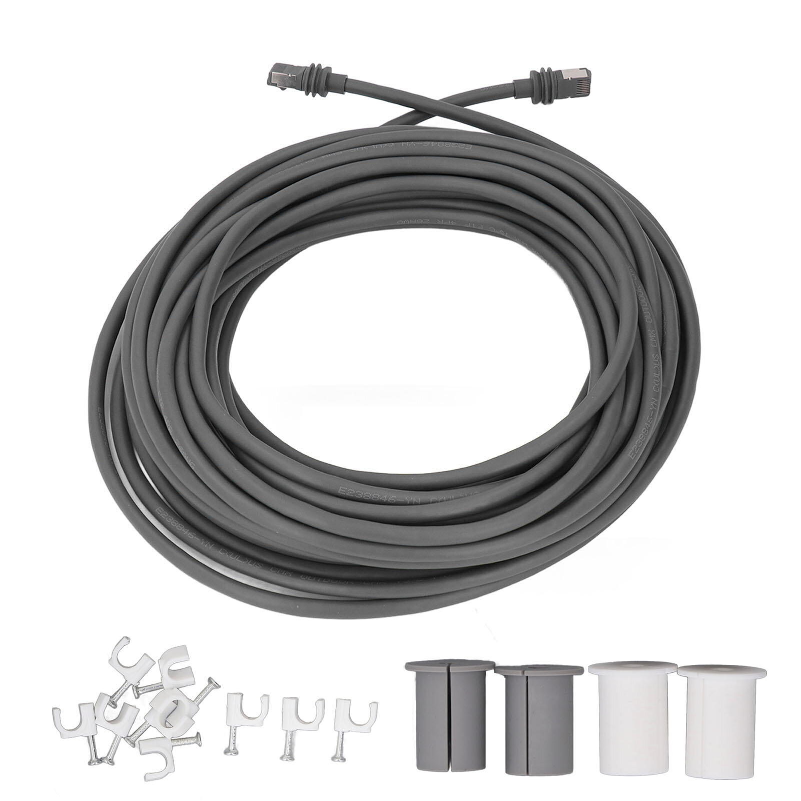 Прямоугольный спутниковый кабель длиной 30 футов, водонепроницаемый, сменный, с защитным чехлом и зажимом для крепления для V3 Gen 3