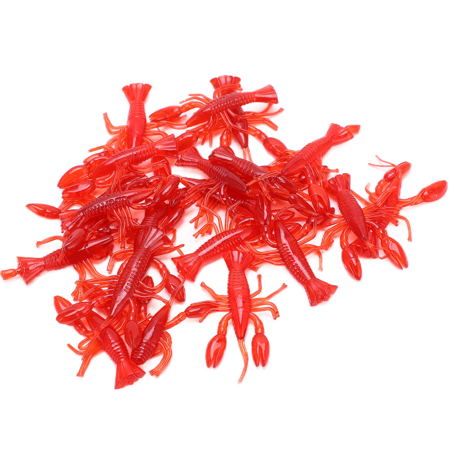 Светящиеся силиконовые приманки для рыбалки, реалистичные креветки, мягкие и прочные, для ловли рыбы на ночь