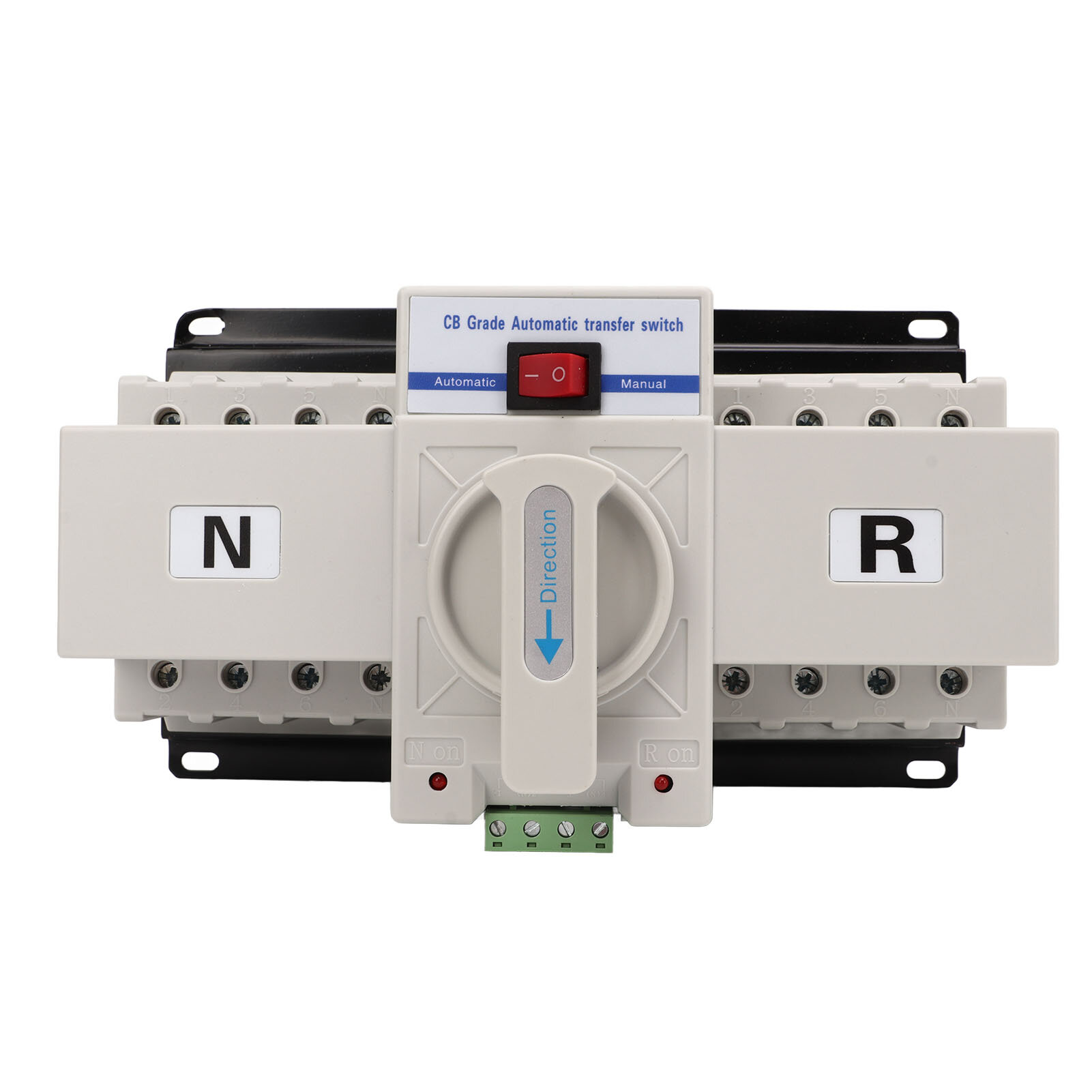 Автоматический переключатель резерва с двумя источниками питания, стабильный дисплей состояния, автоматический переключатель резерва 4P 63A 400V