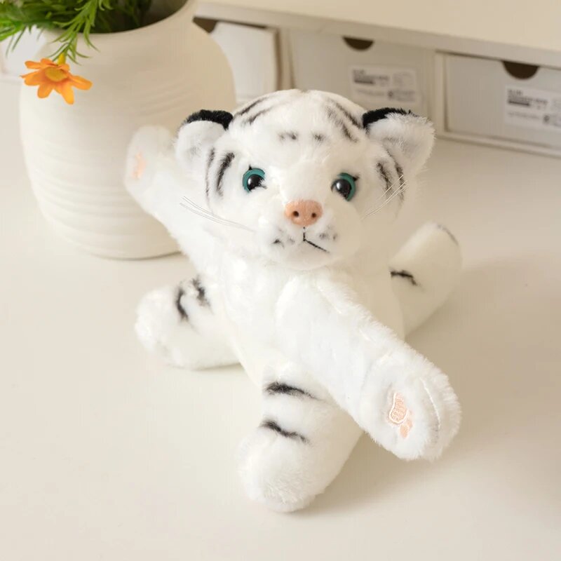 Детский плюшевый браслет с пандой и тигром Белый, white tiger