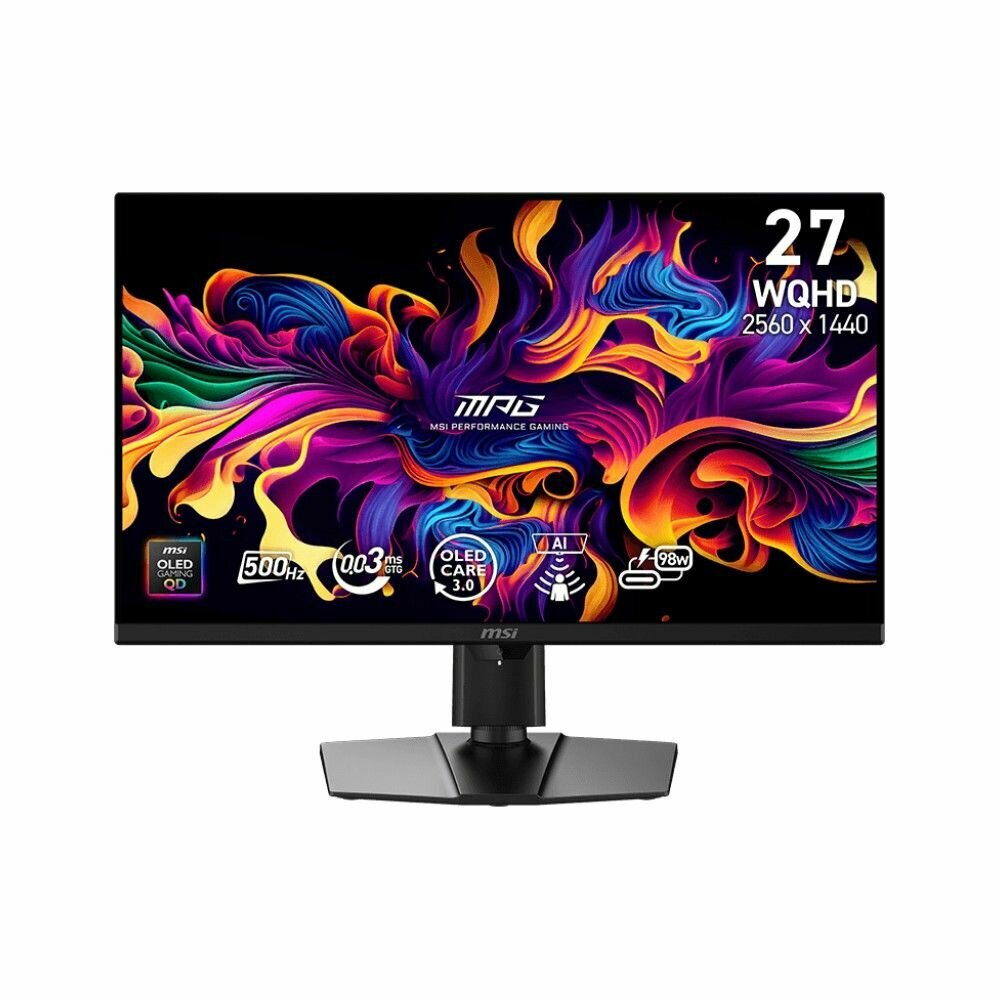 26.5" Монитор MSI MPG 271QR QD-OLED X50, QD-OLED, 2560x1440, 500 Гц (9S6-3CF49T-011)