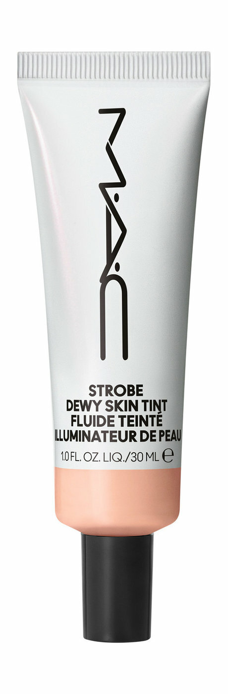 MAC Strobe Dewy Skin Tint Тональный флюид для придания сияния коже лица | Ligh 4 30мл