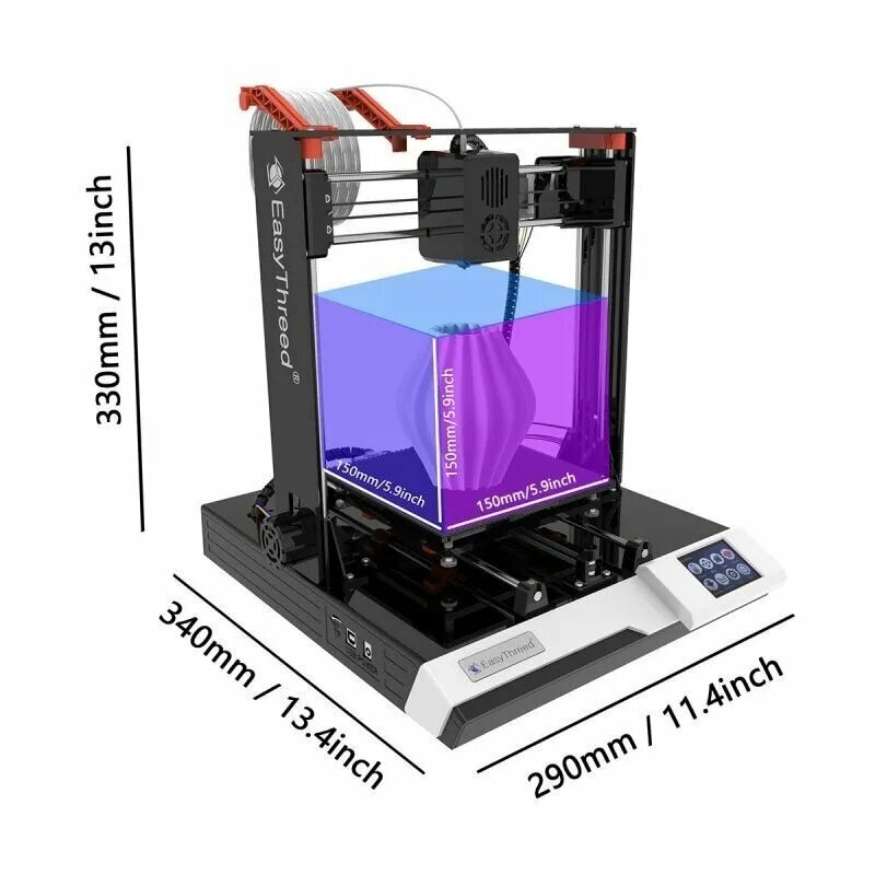 3D-принтер Easythreed K8Plus быстрый маленький 3D-принтер — фото 1