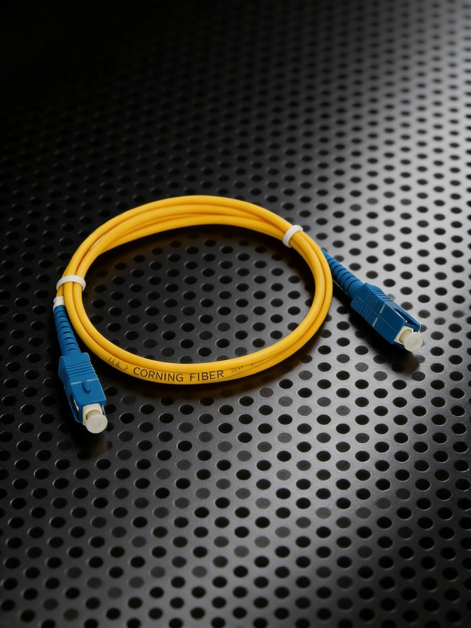 Патчкорд оптический FOXNET simplex SC-SC, UPC/UPC, SM, 1м (10шт.)