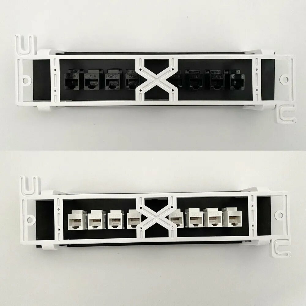 Патч-панель 8 портов RJ45 для Cat 6 — фото 1