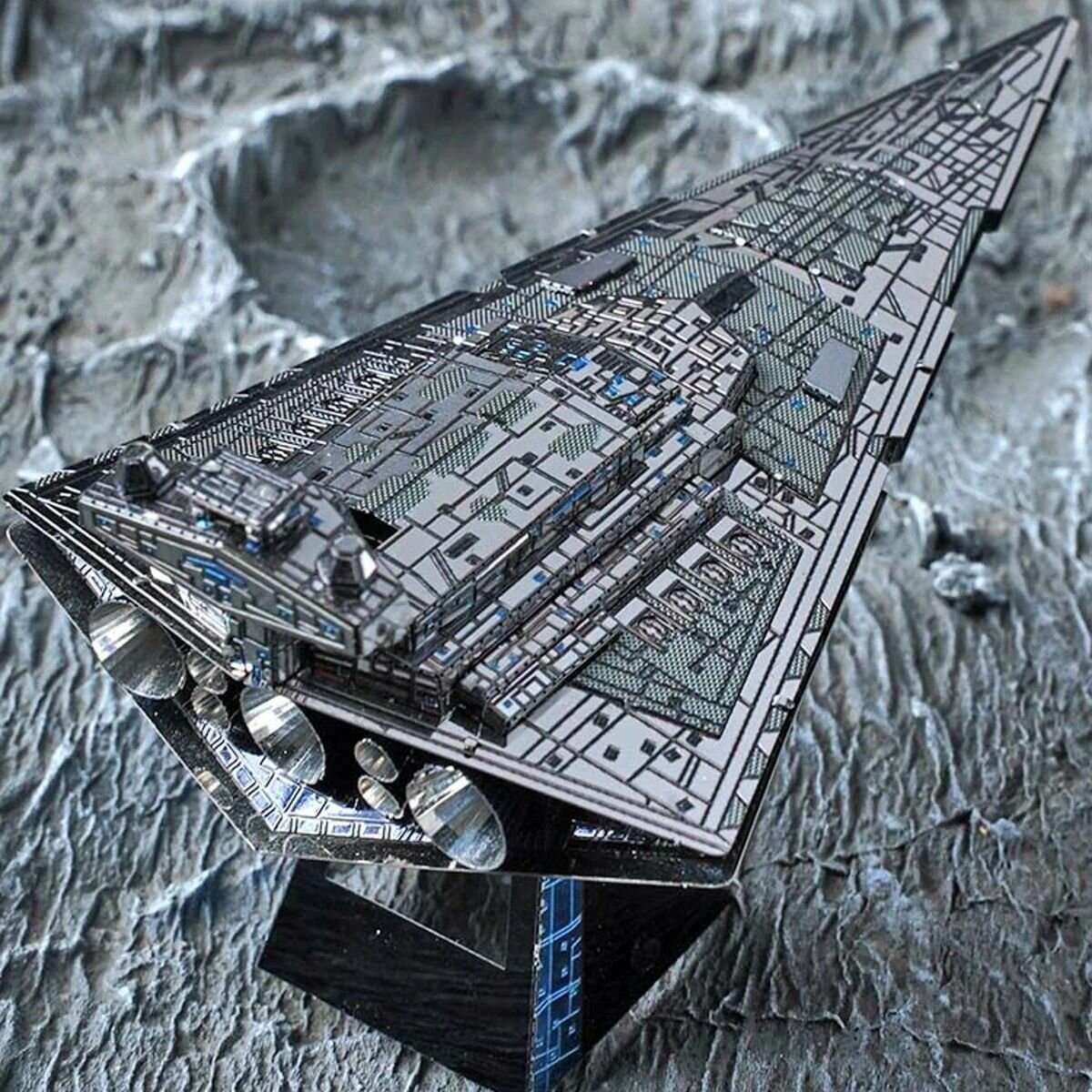 3D металлический конструктор Имперский эсминец — модель Star Wars для взрослых, креативный подарок фанату и декор