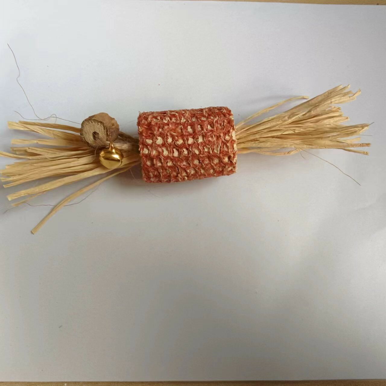 Деревянная кукурузная барбекю игрушка для кошек, натуральный материал для чистки зубов и игры, прочная пет-игрушка