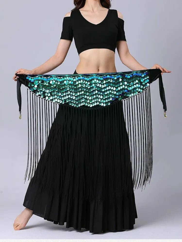 Пояс для восточных танцев, платок для танца живота