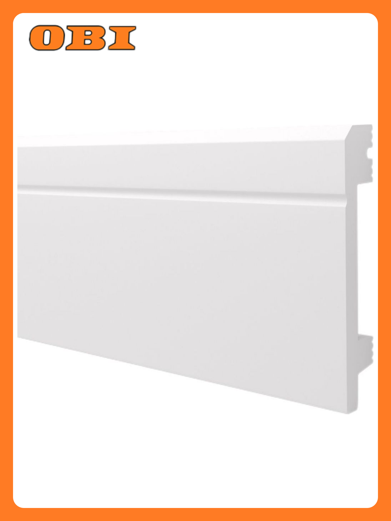 Плинтус плинтэкс F, потолочный, дюрополимер, влагостойкий, белый, 100х17х2000мм