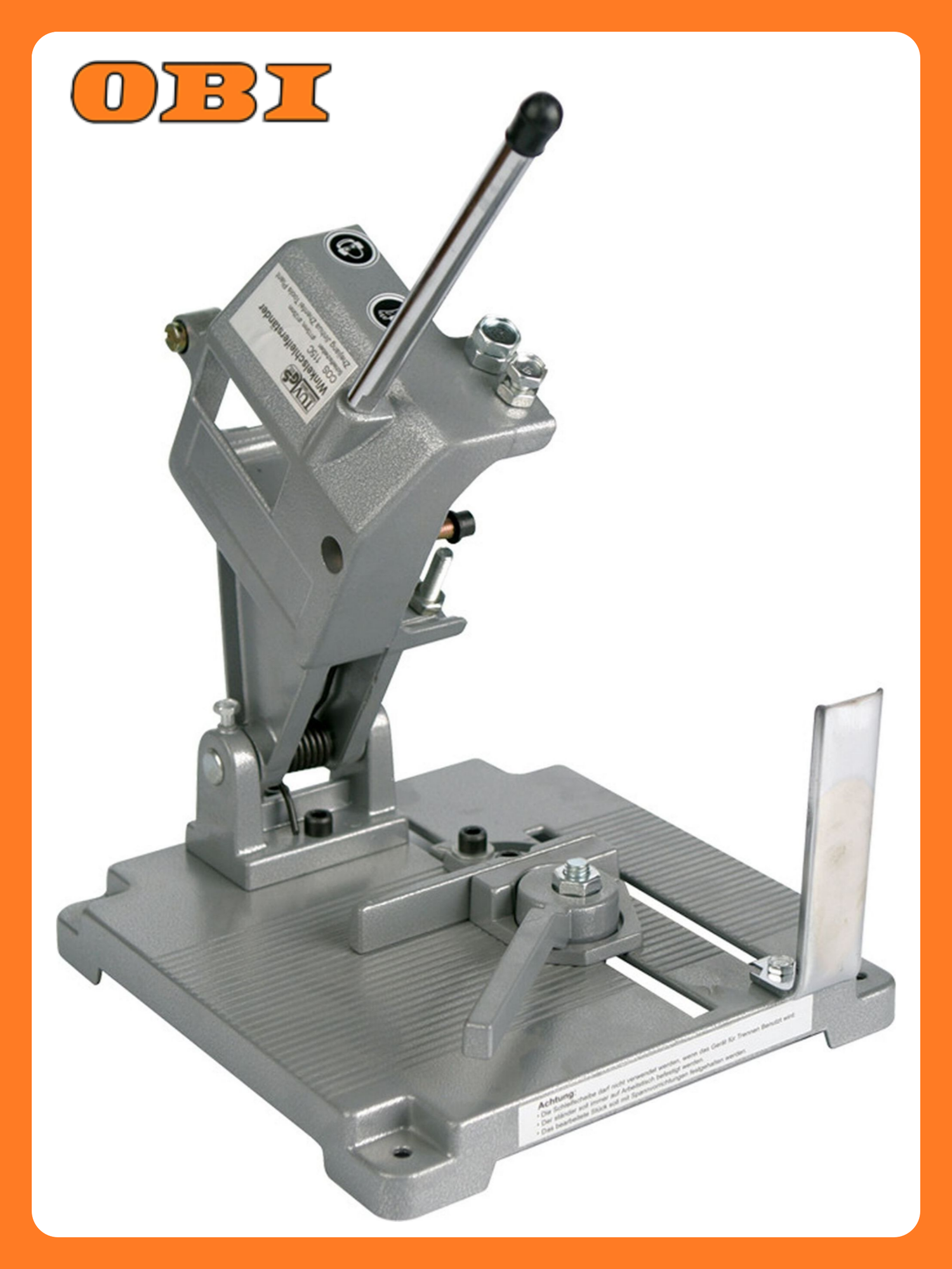 Стойка для УШМ Калибр 96211, для угловой шлифмашины, 115-125мм