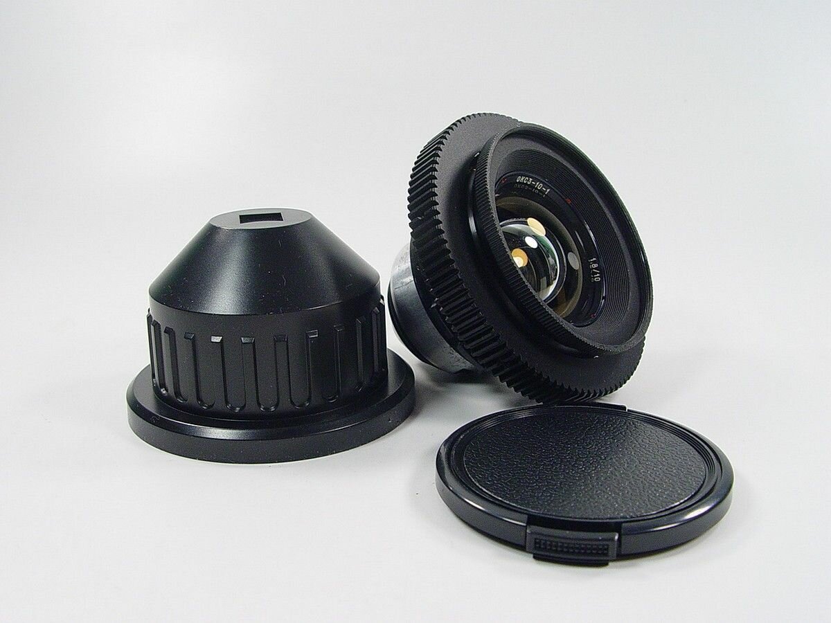 Объектив киношный светосильный. Super16. Ширик PL mount КМЗ ОКС 3-10-1 f/1.8 10mm Arriflex Arri RED. №4