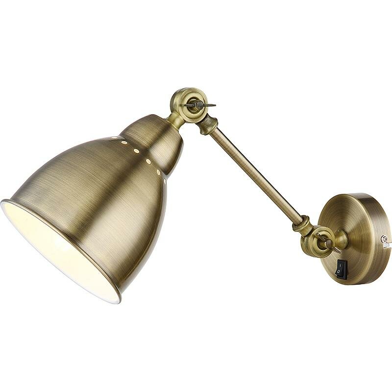 Настенный светильник Arte Lamp Braccio A2054AP-1AB Античная бронза Современный