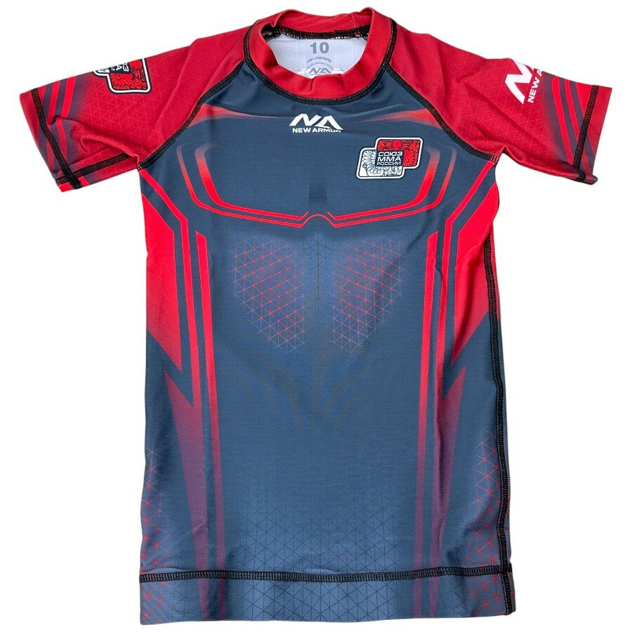 Рашгард Союз ММА детский красный