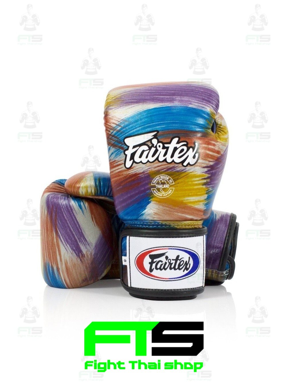 Боксерские перчатки Fairtex BGV1 импрессионизм 14 унций премиальное качество