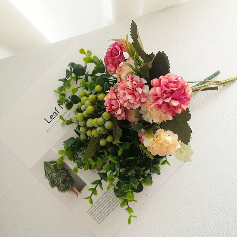 Маленькие свежие искусственные цветы, искусственные растения, для гостиной, спальни, под телевизор, цветочные