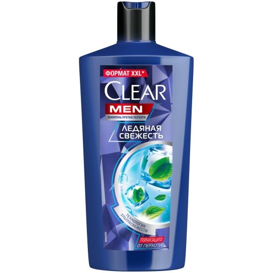 Шампунь против перхоти Клиар (clear) CLEAR Men, Ледяная свежесть, с ментолом, 650 мл