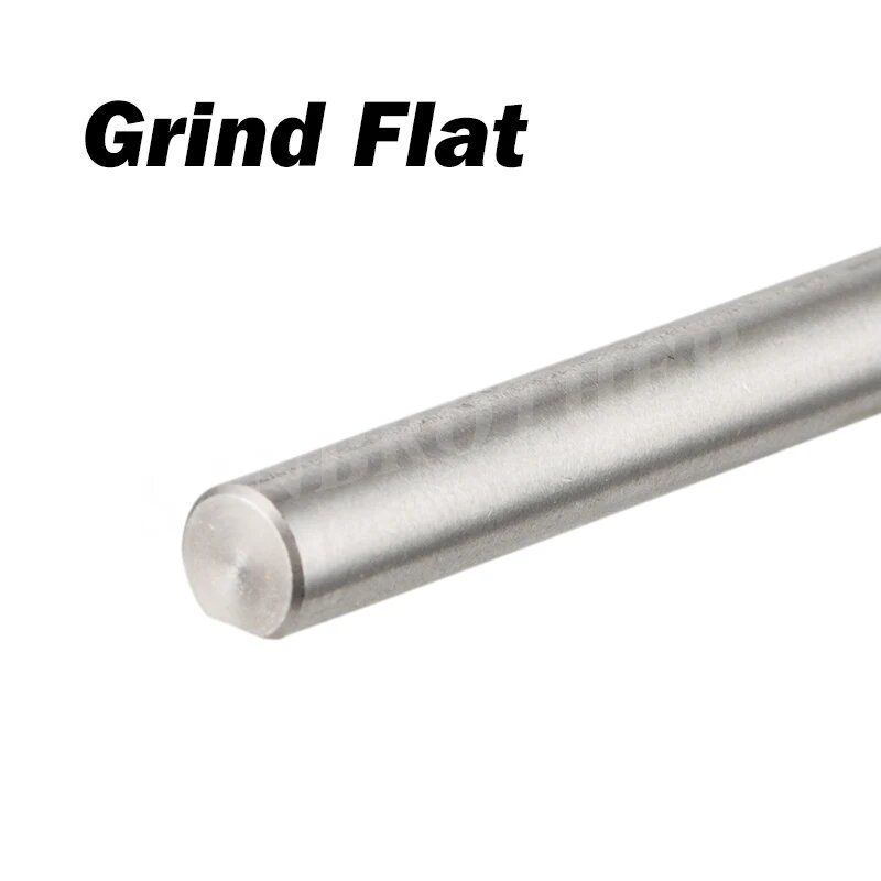 Стержень из нержавеющей стали для 3D-принтера SANBrother Length-256mm, Grind Flat