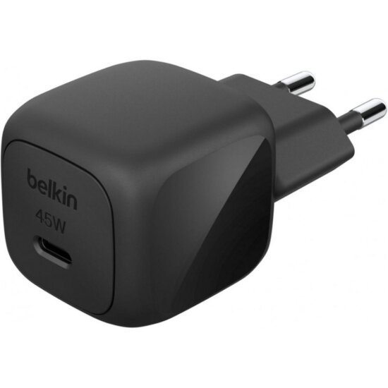Сетевое зарядное устройство Belkin 45Вт, Boostcharge Compact Wall Charger, USB-C, черный