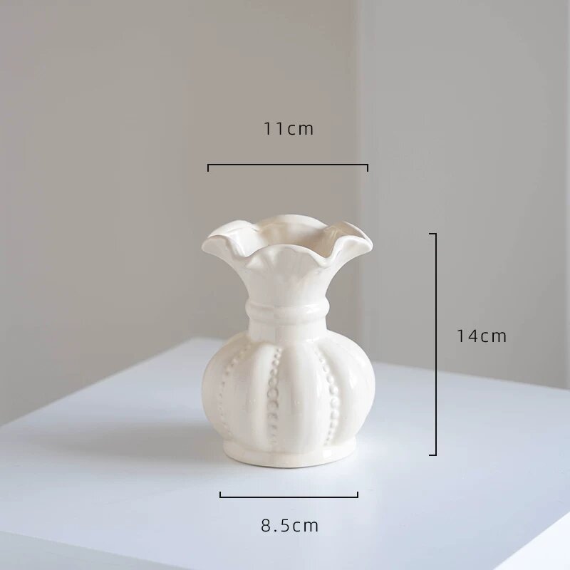 Французская средневековая керамическая ваза Fenton для гостиной, креативная цветочная композиция, украшение в стиле