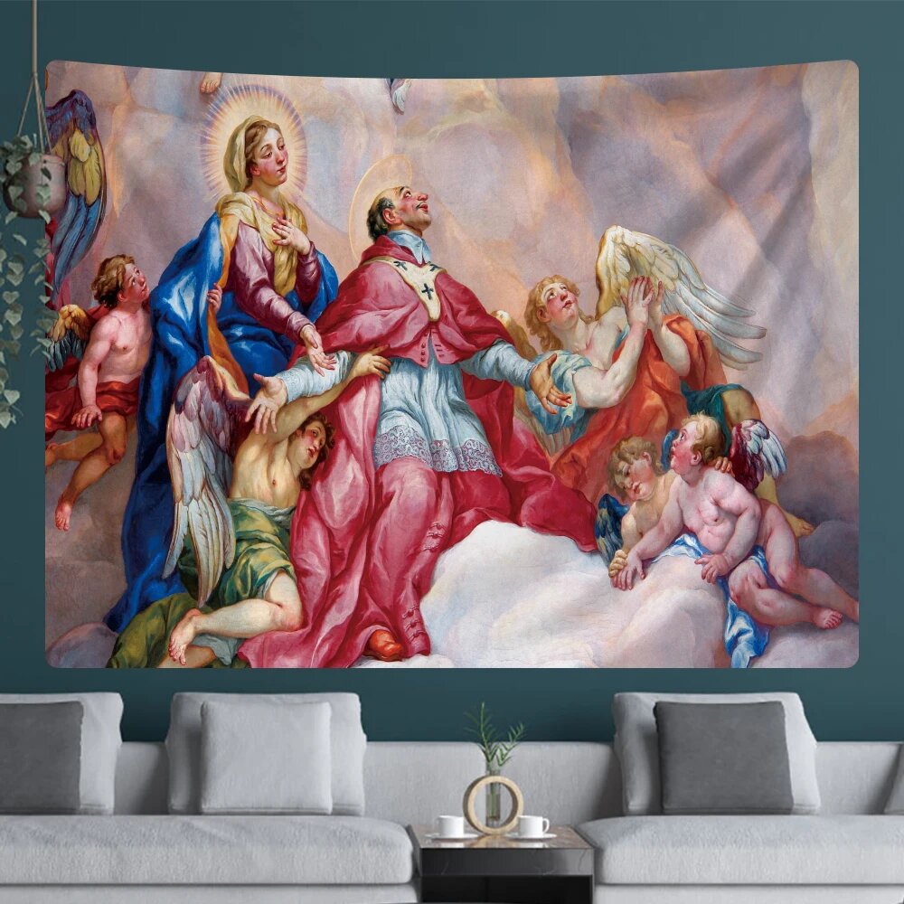 Гобелен с Иисусом Христом, полиэстер 230x180cm, A24-382