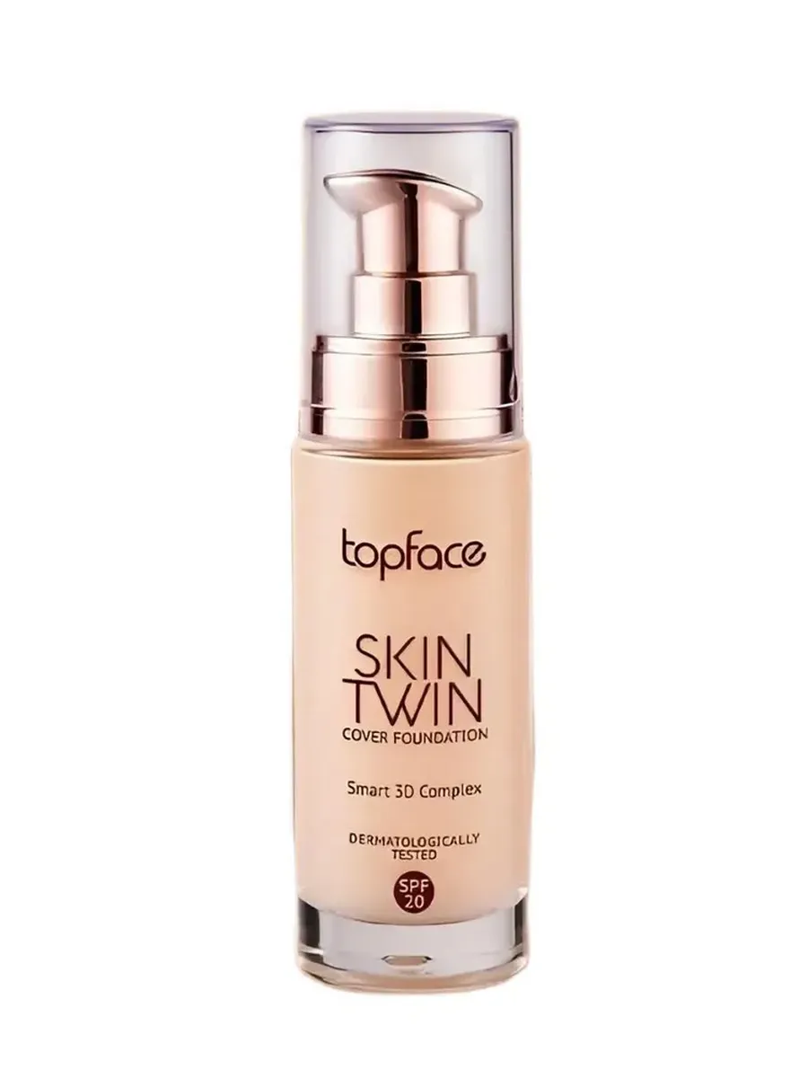 Тональный крем Topface Skin Twin Cover Foundation Двойное покрытие SPF20, 008