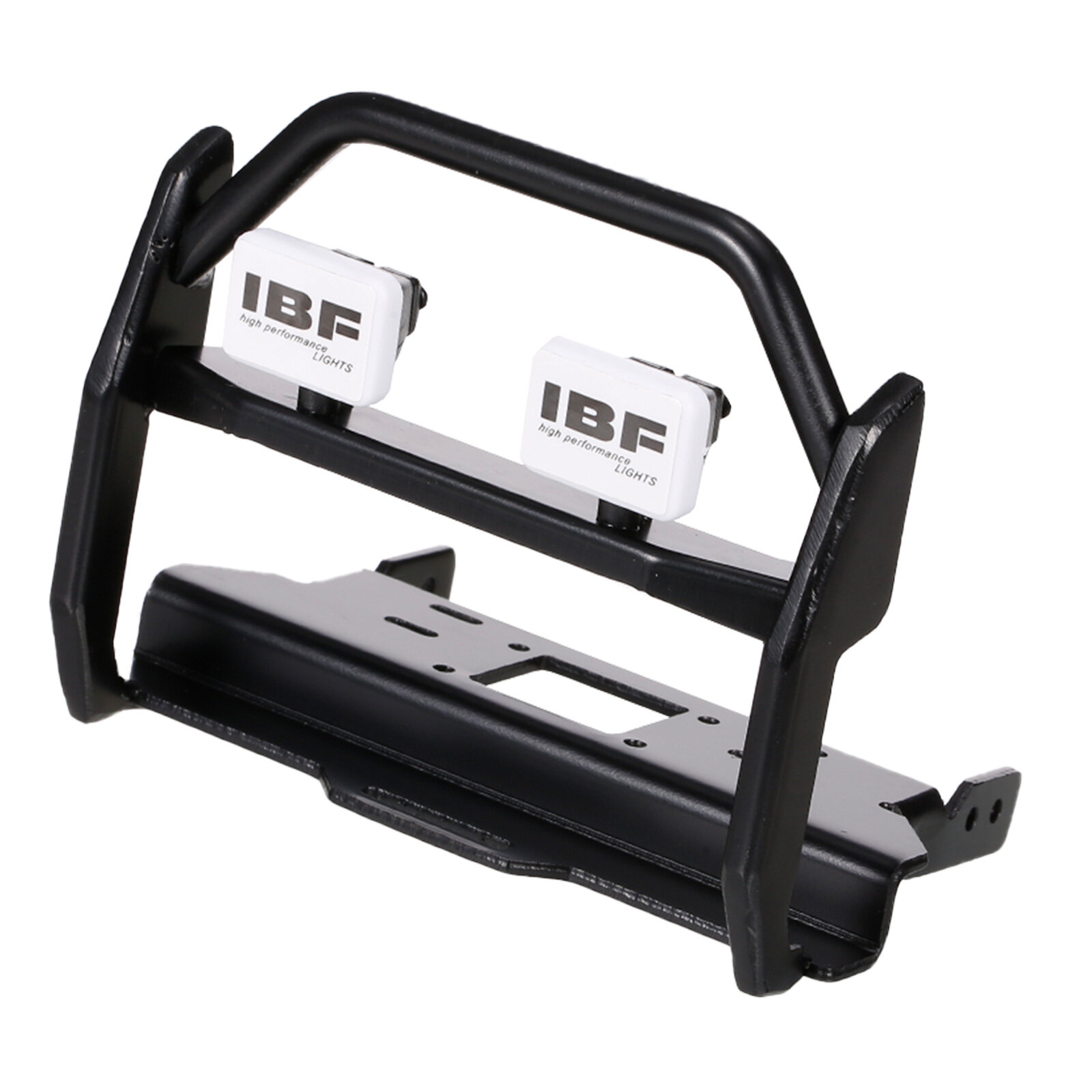 Бампер передний металлический для Traxxas TRX6 4X4 6X6 G63 TRX4 G500 запчасть для радиоуправляемых автомобилей, черный, размер 10*7*8cm, упаковка 14*11*5cm, вес 157g, в комплект входят 1 бампер и винтовые крепления