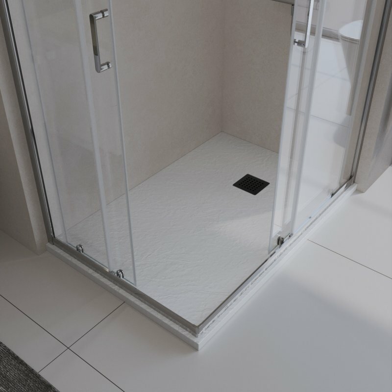 Душевой поддон Belbagno TRAY-MR-UNO-AH-120/80-35-W-NO белый/решетка черная матовая