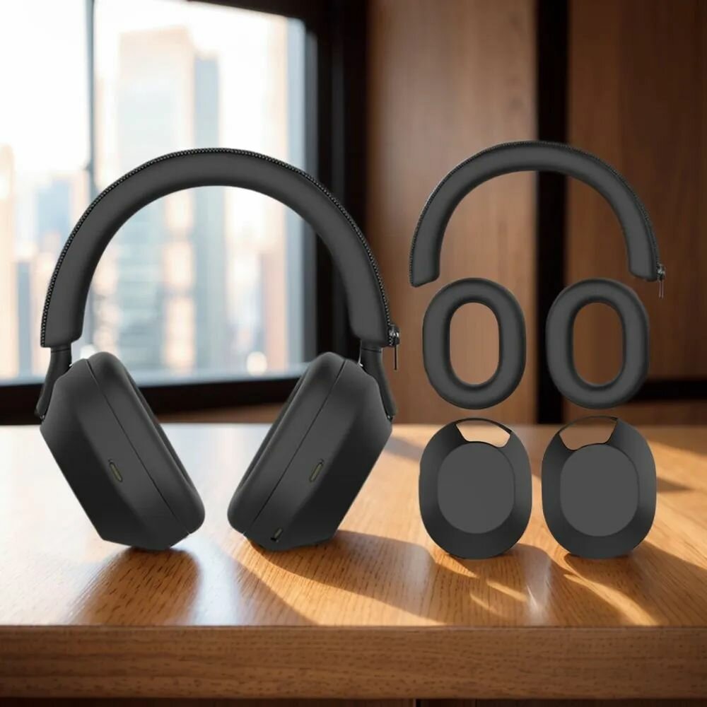 Защитный чехол для амбушюр или наушников подходит для Sony WH-1000XM5