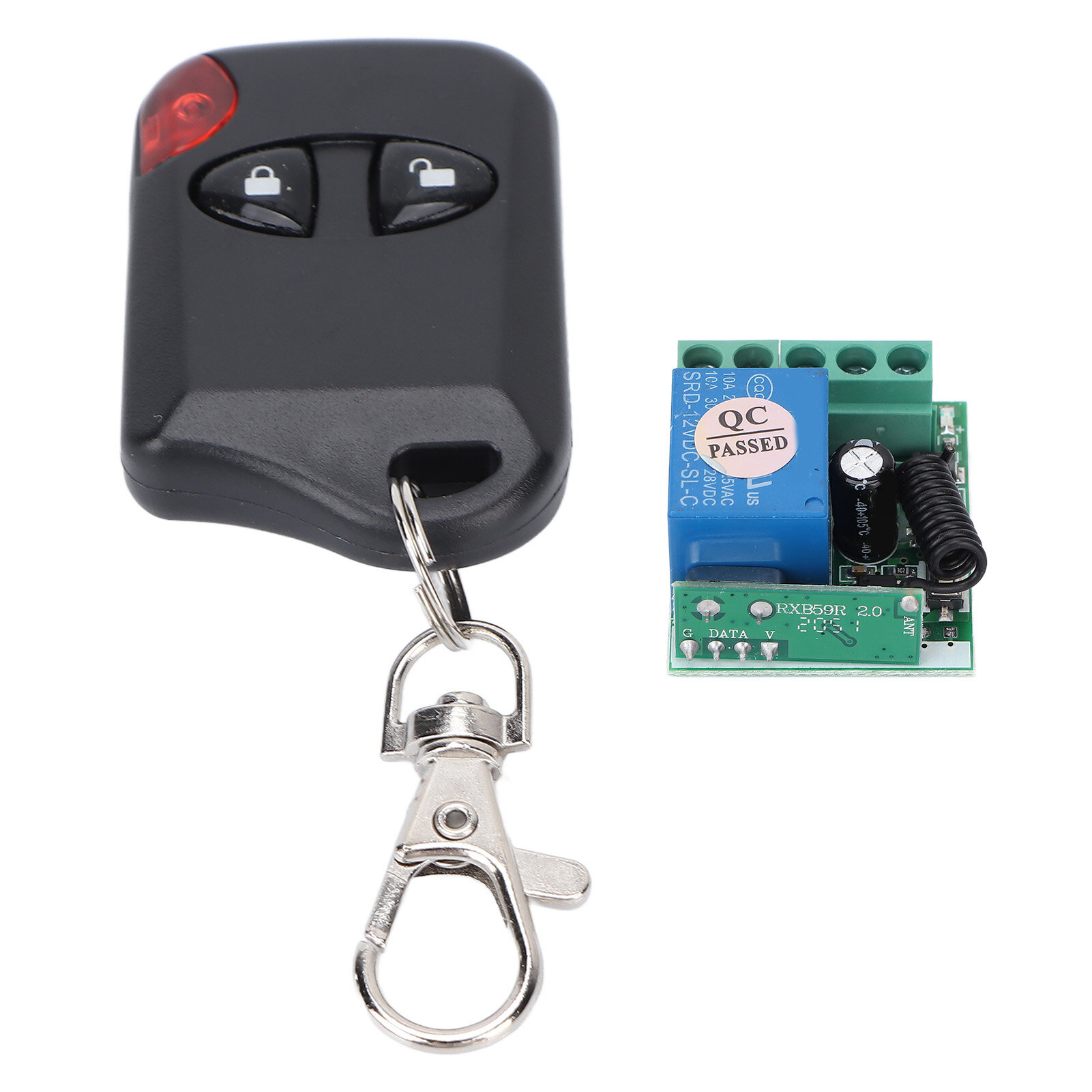 Одноканальный реле RF Беспроводной переключатель 433 МГц DC12V Регулируемый переключатель дистанционного управления для электрических дверей для электрических дверей