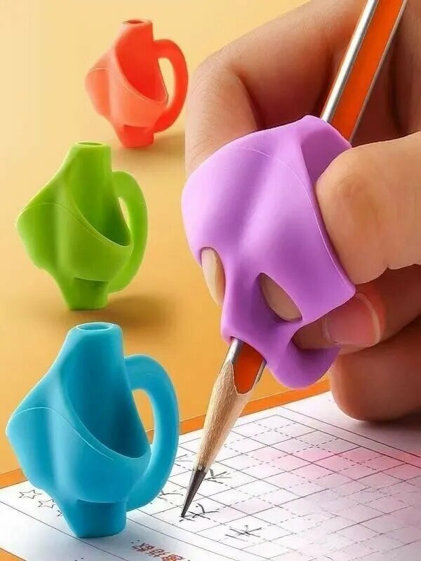 Тренажер для постановки письма, помощник правописания, насадка на ручку, держатель карандаша,1 шт