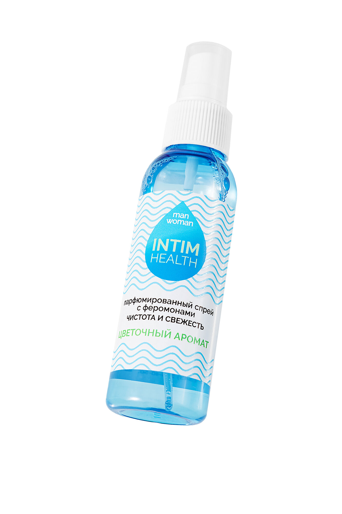 Парфюмированный спрей с феромонами "Intim Health", цветочный аромат, 95 мл, для белья и тела